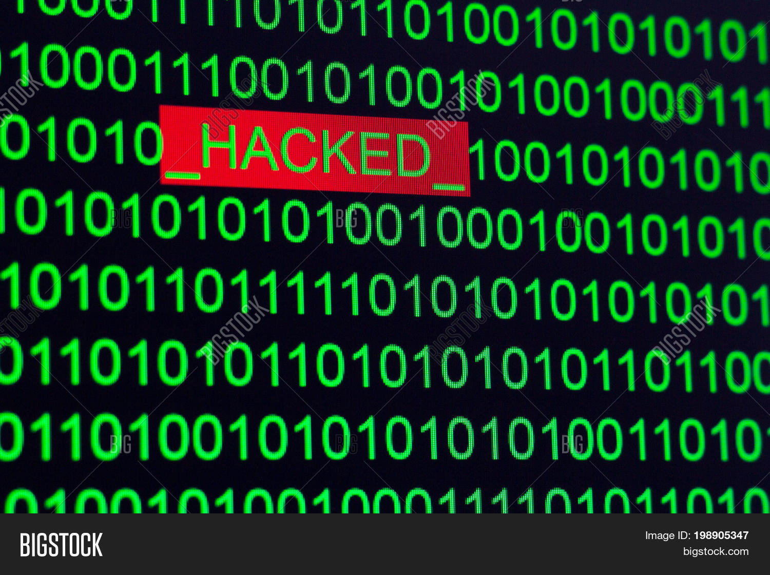 Word Hacked Binary Image & Photo (Free Trial) | Bigstock