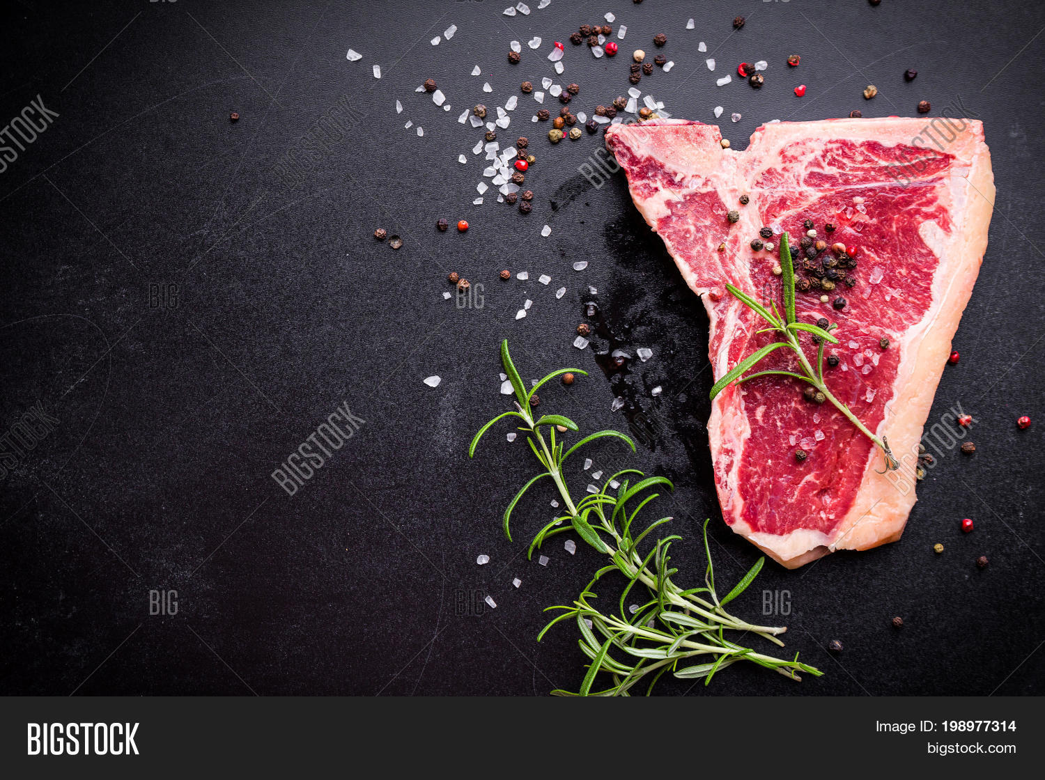 Raw Marbled Meat Steak Image & Photo (Free Trial) | Bigstock
