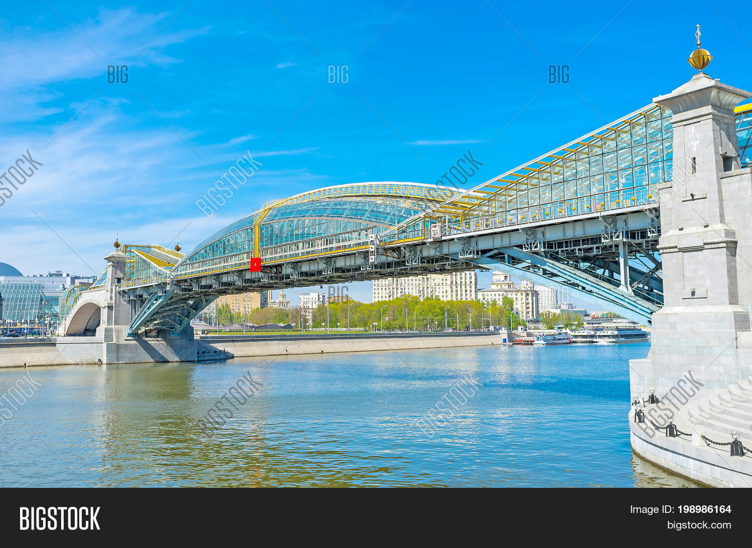Modern Bridges Moscow Image & Photo (Free Trial) | Bigstock