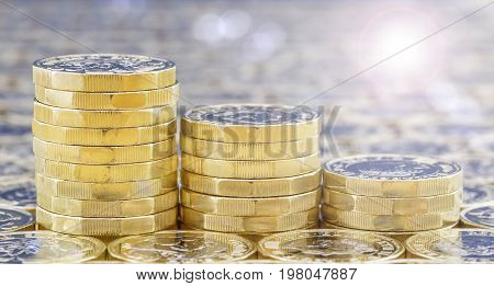 Golden Coins Three Image & Photo (Free Trial) | Bigstock