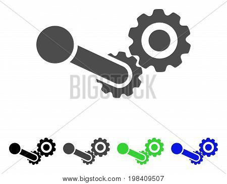 Engine Flat Vector Vector & Photo (Free Trial) | Bigstock
