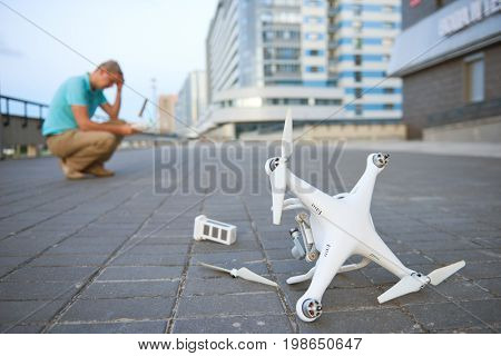 Drone Crash. Fallen Image & Photo (Free Trial) | Bigstock
