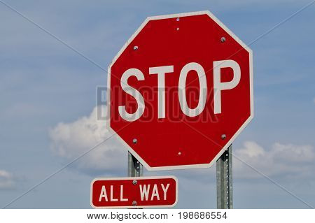 All Way Stop Images, Illustrations & Vectors (Free) - Bigstock