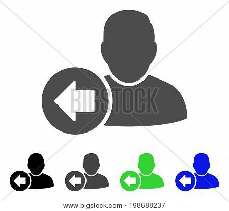 Previous User Flat Vector & Photo (Free Trial) | Bigstock