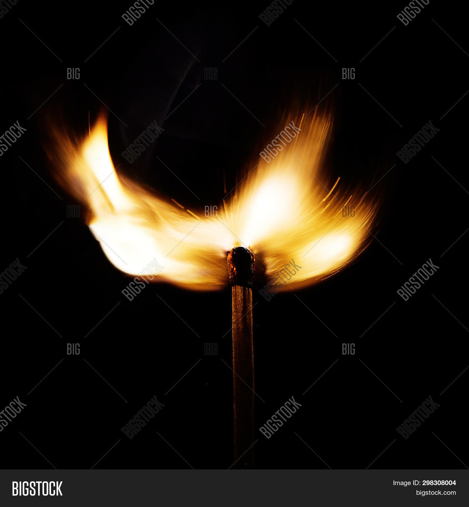 Close On Ignited Match Image & Photo (Free Trial) | Bigstock
