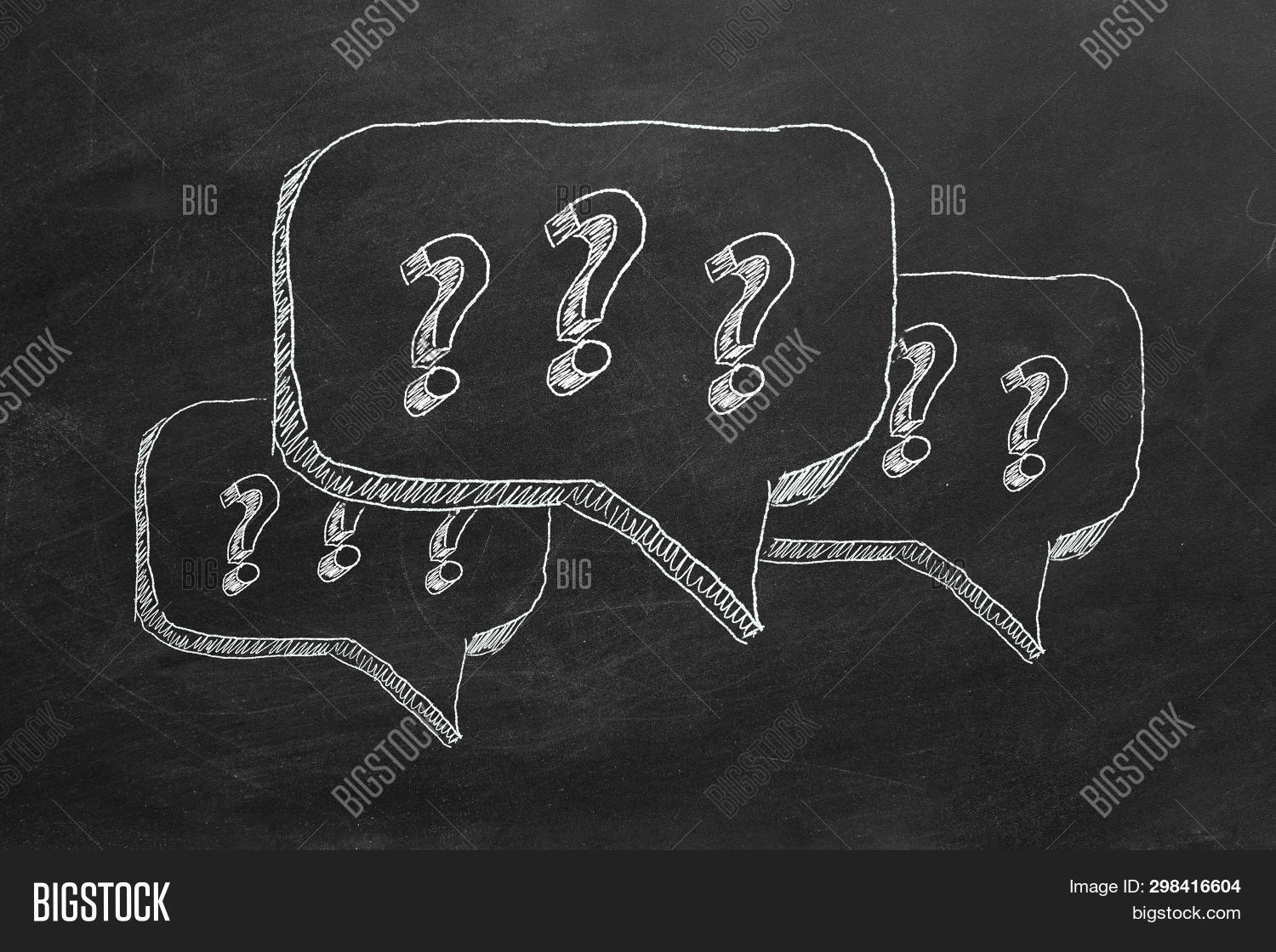 Hand Drawing Question Image & Photo (Free Trial) | Bigstock