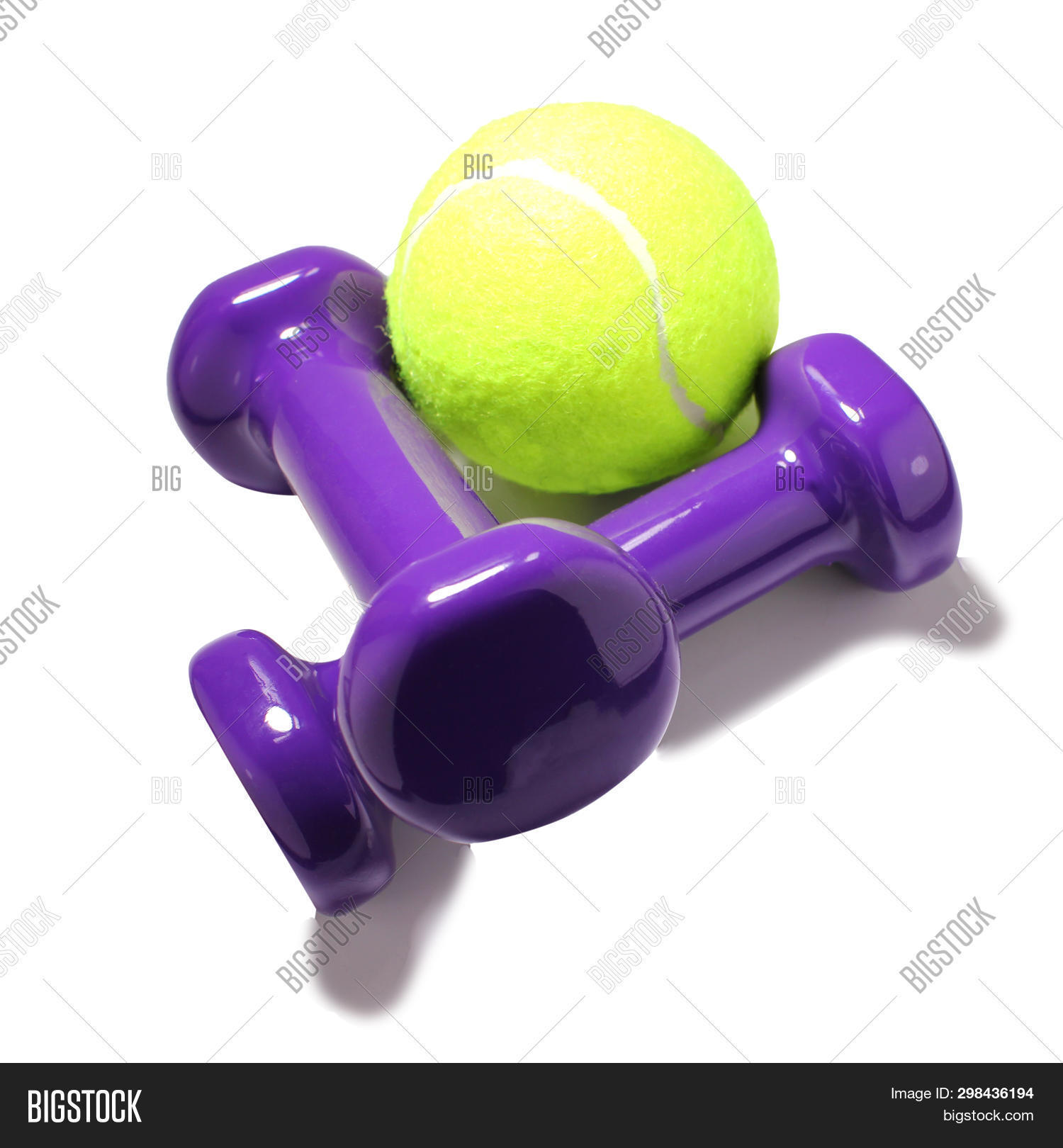 Dumbbell Blue, Balls, Image & Photo (Free Trial) | Bigstock