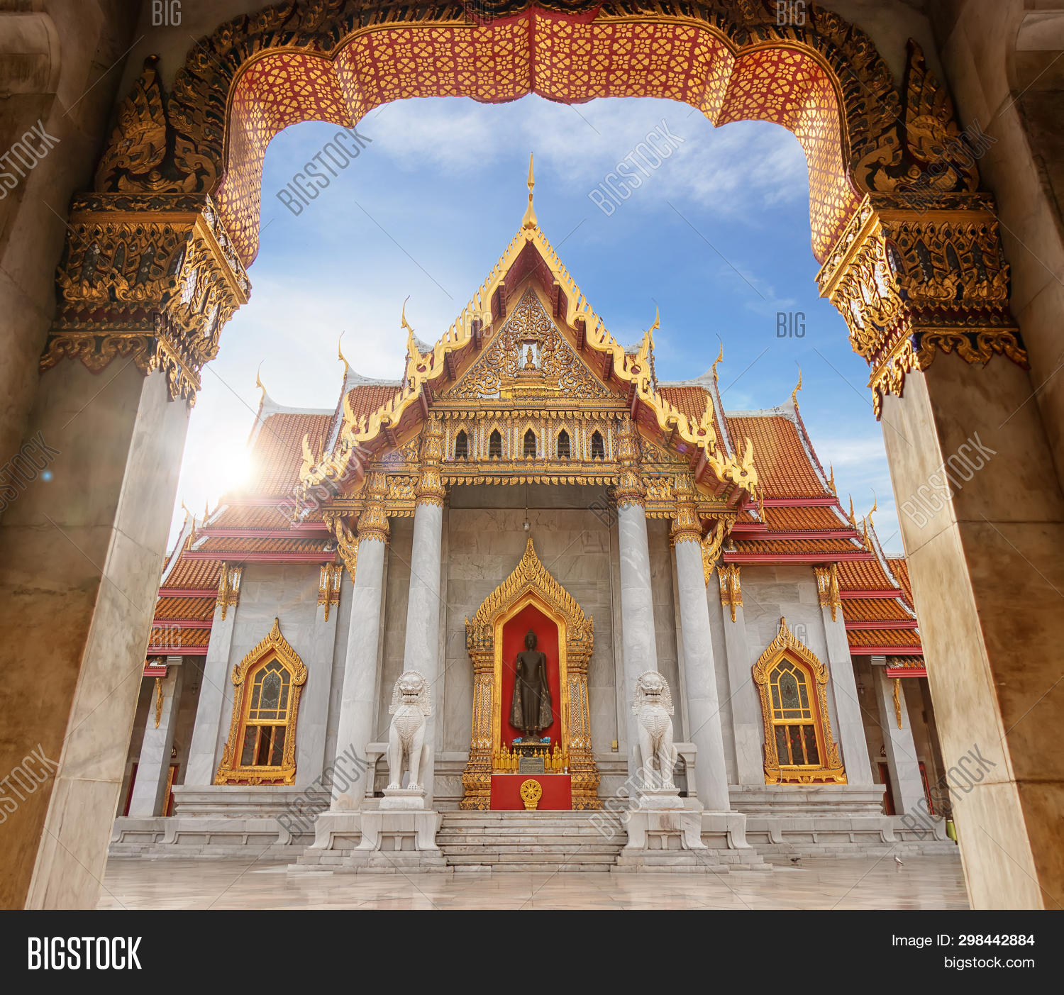 Marble Temple Wat Image & Photo (Free Trial) | Bigstock