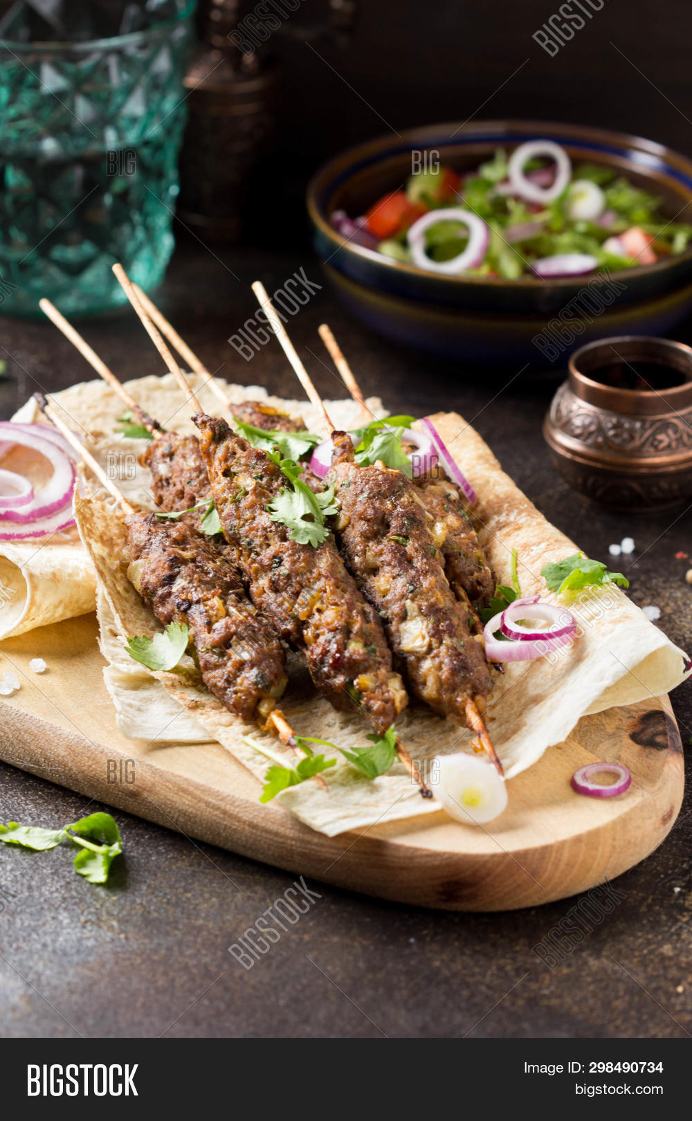 Lula Kebab Minced Meat Image & Photo (Free Trial) | Bigstock