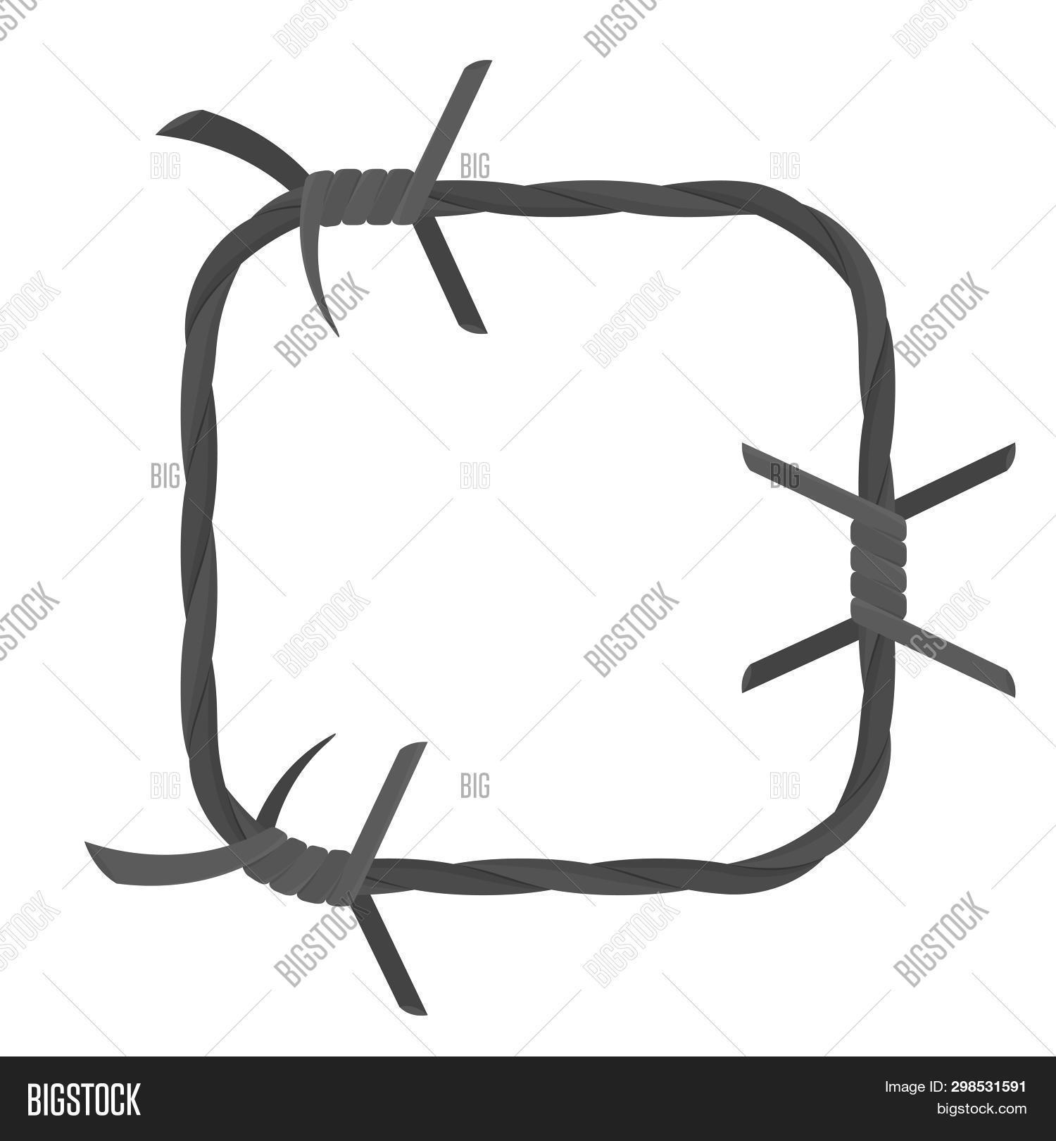 Barbed Wire Square Image & Photo (Free Trial) | Bigstock