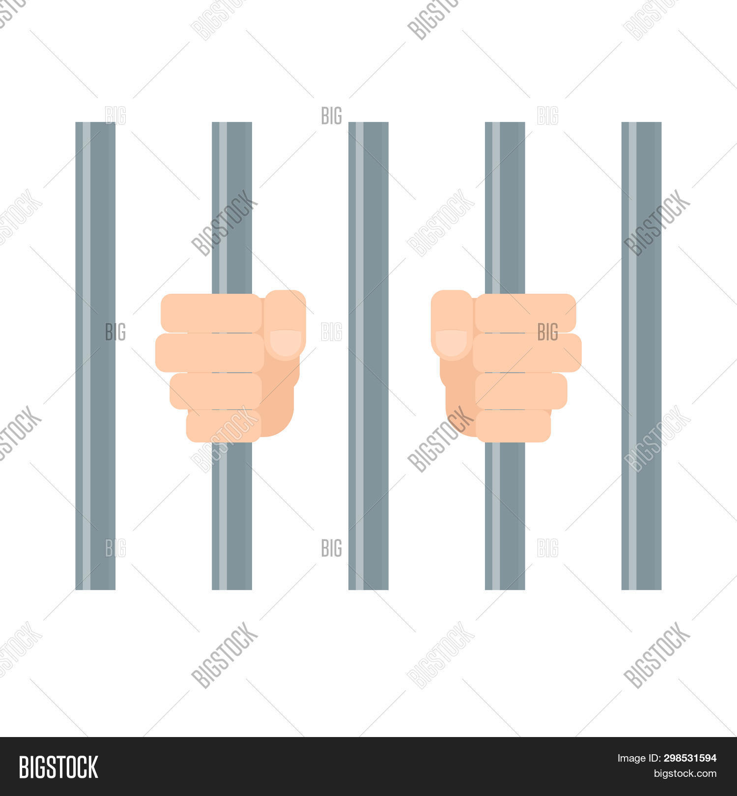 Hands Behind Bars. Image & Photo (Free Trial) | Bigstock