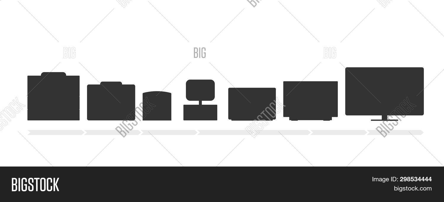 Tv Evolution Set. Image & Photo (Free Trial) | Bigstock