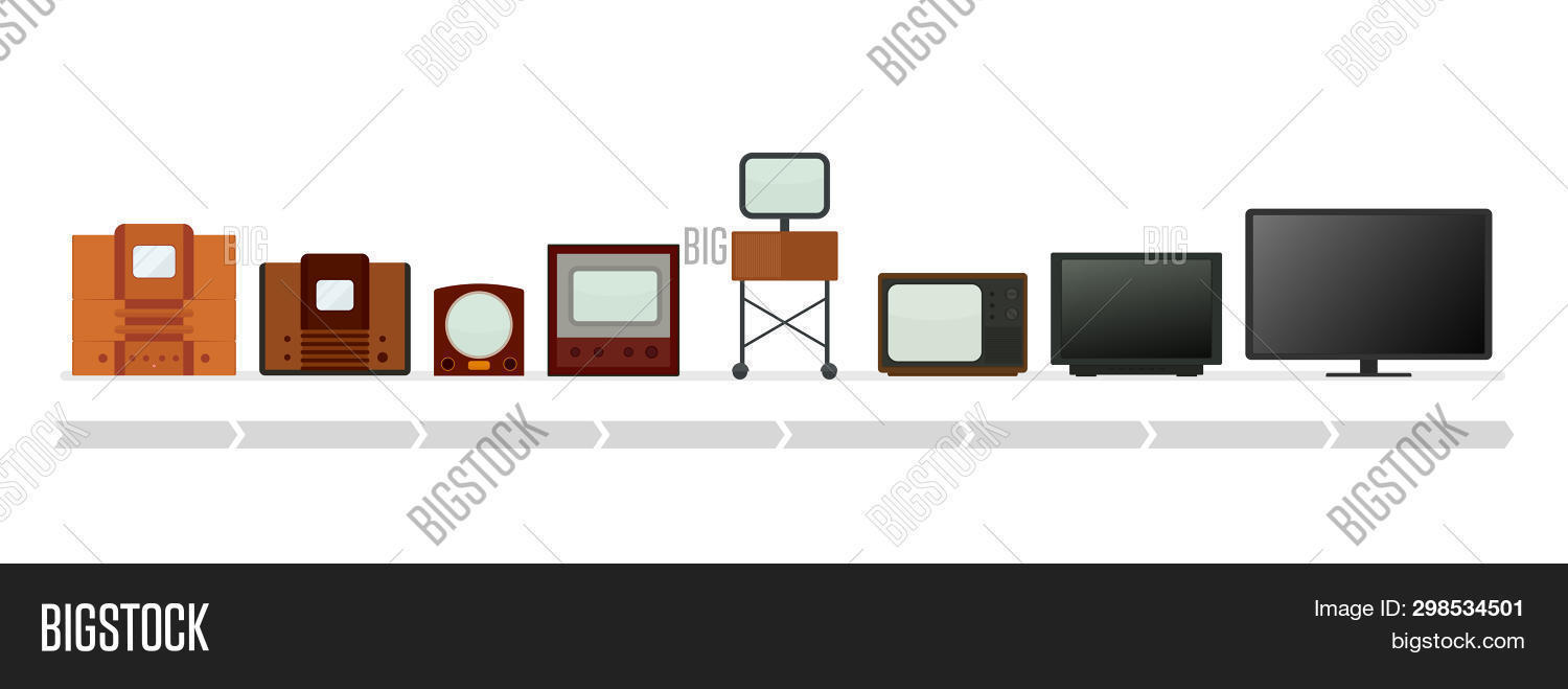 Tv Evolution Set. Image & Photo (Free Trial) | Bigstock