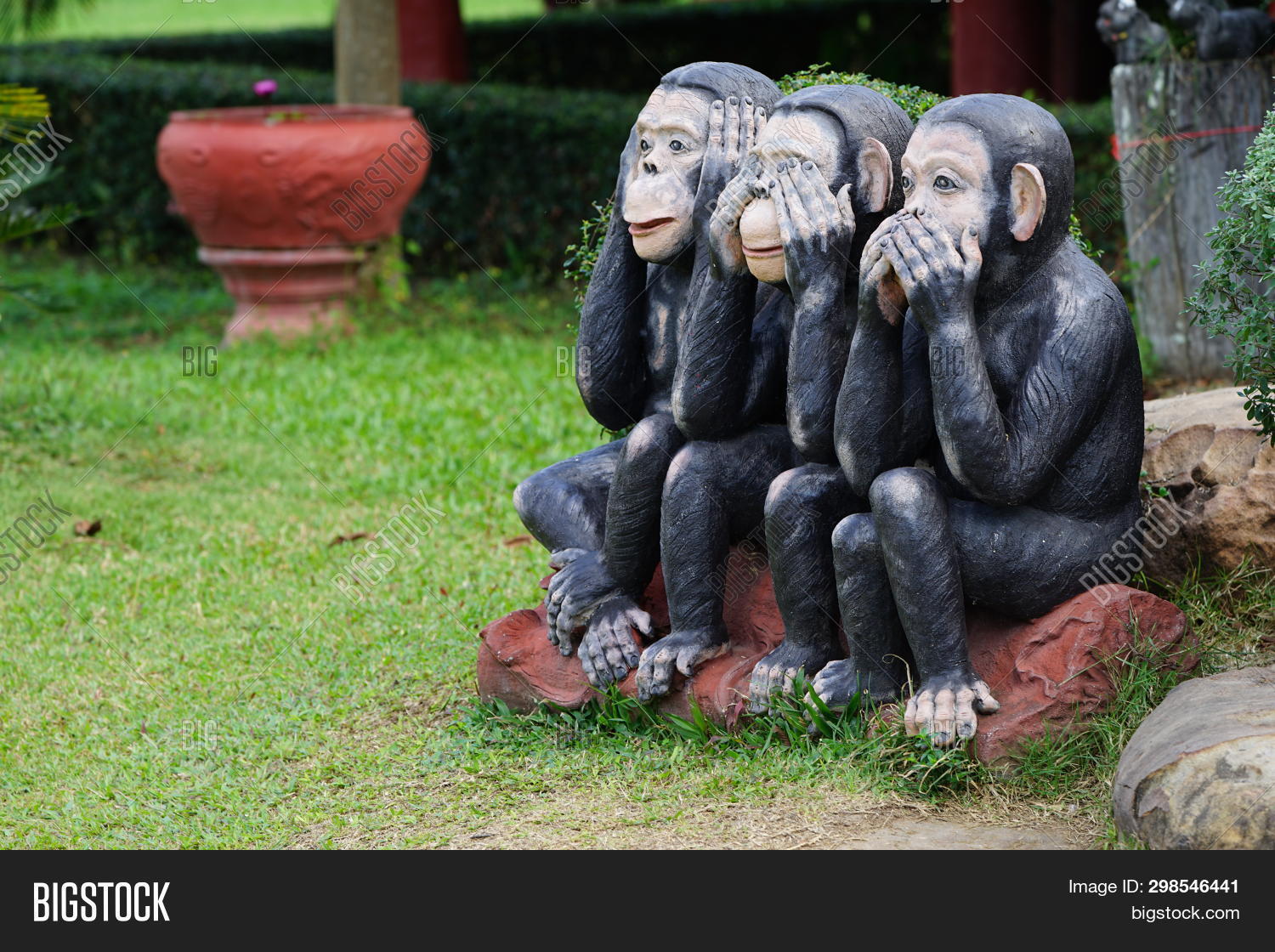 Three Black Monkeys Image & Photo (Free Trial) | Bigstock
