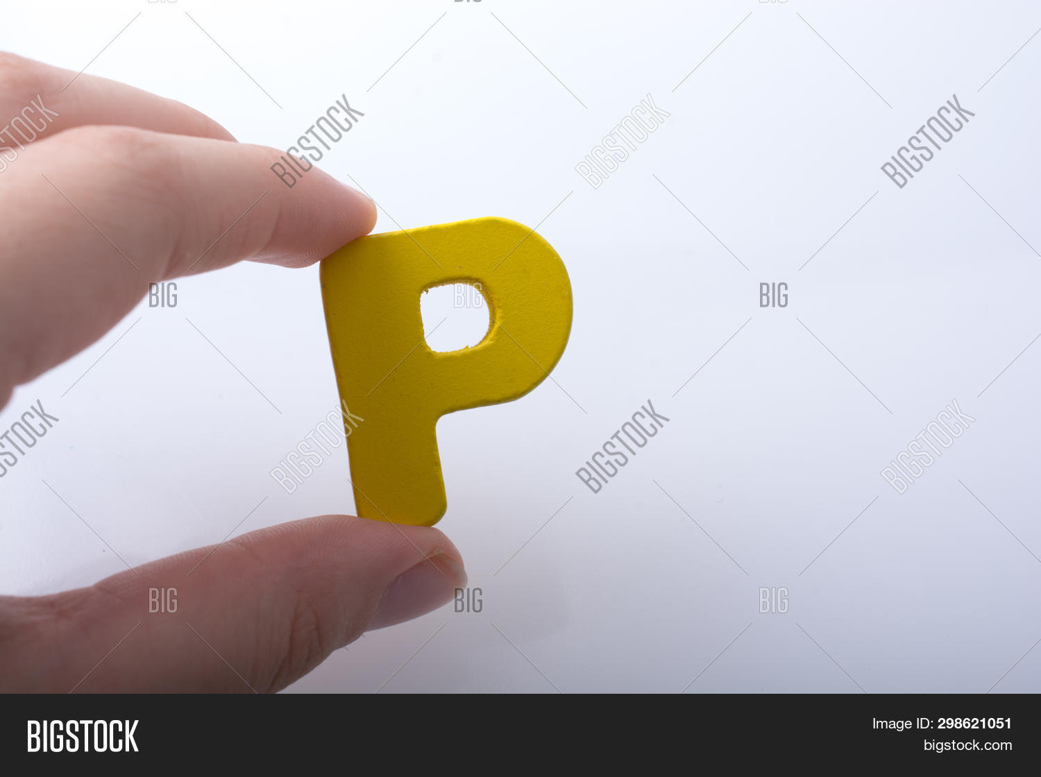 Hand Holding Letter Image & Photo (Free Trial) | Bigstock