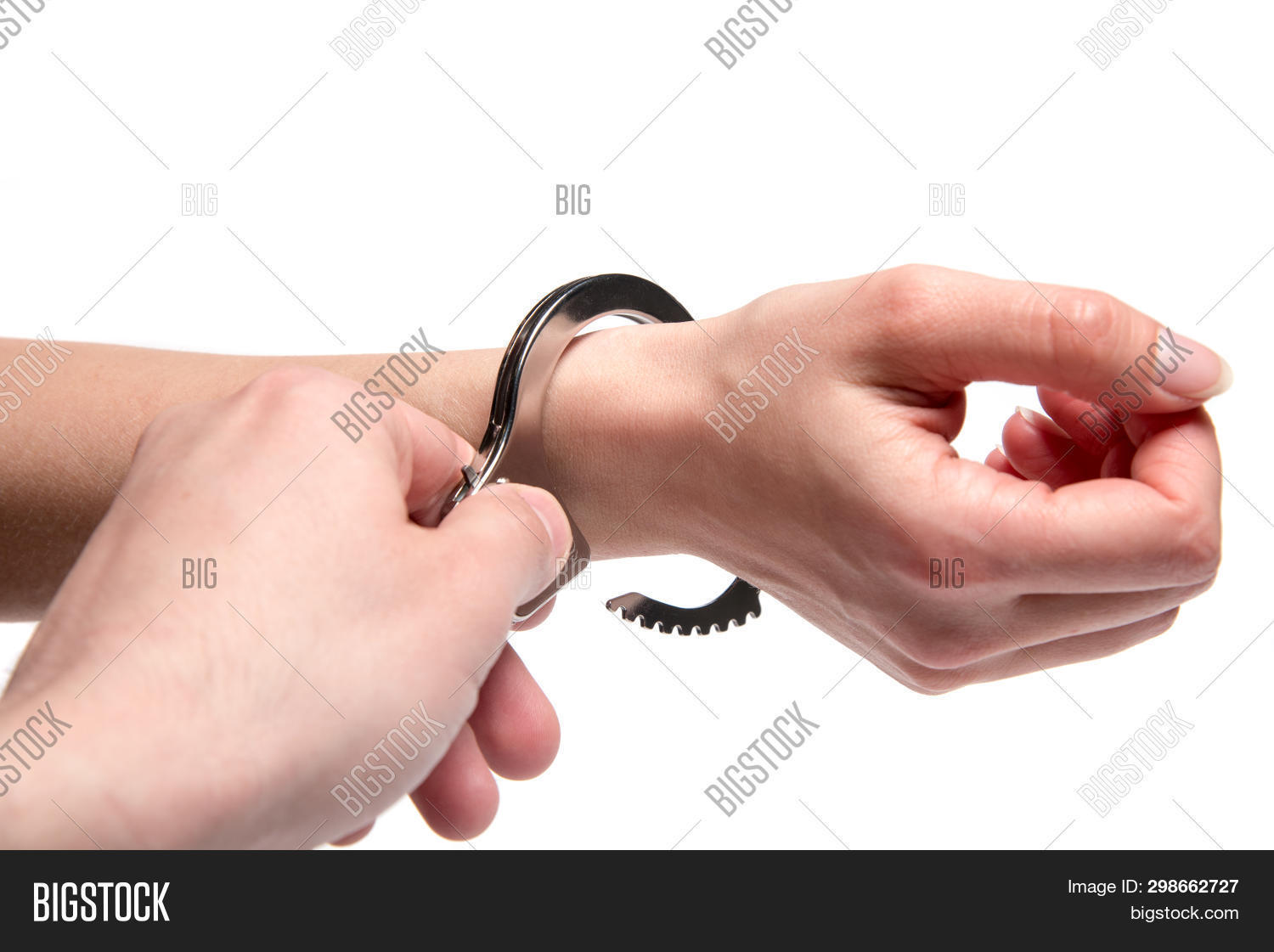 Handcuffing On Hand Image & Photo (Free Trial) | Bigstock