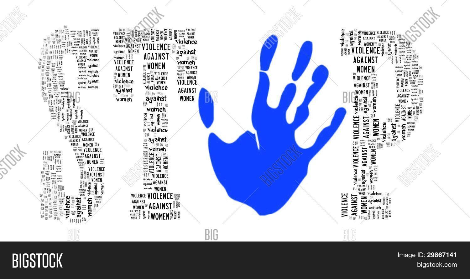 Sign Stop Violence Image & Photo (Free Trial) | Bigstock