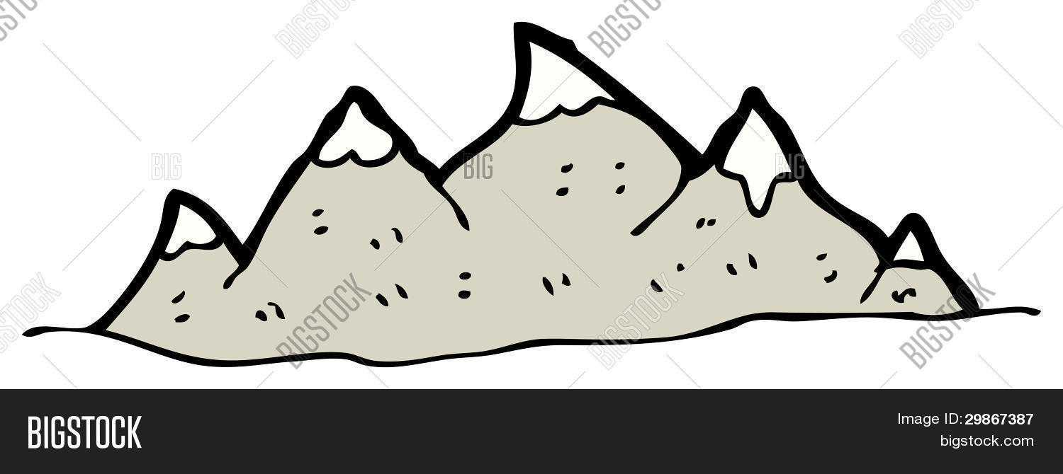 Mountains Cartoon Image & Photo (Free Trial) | Bigstock