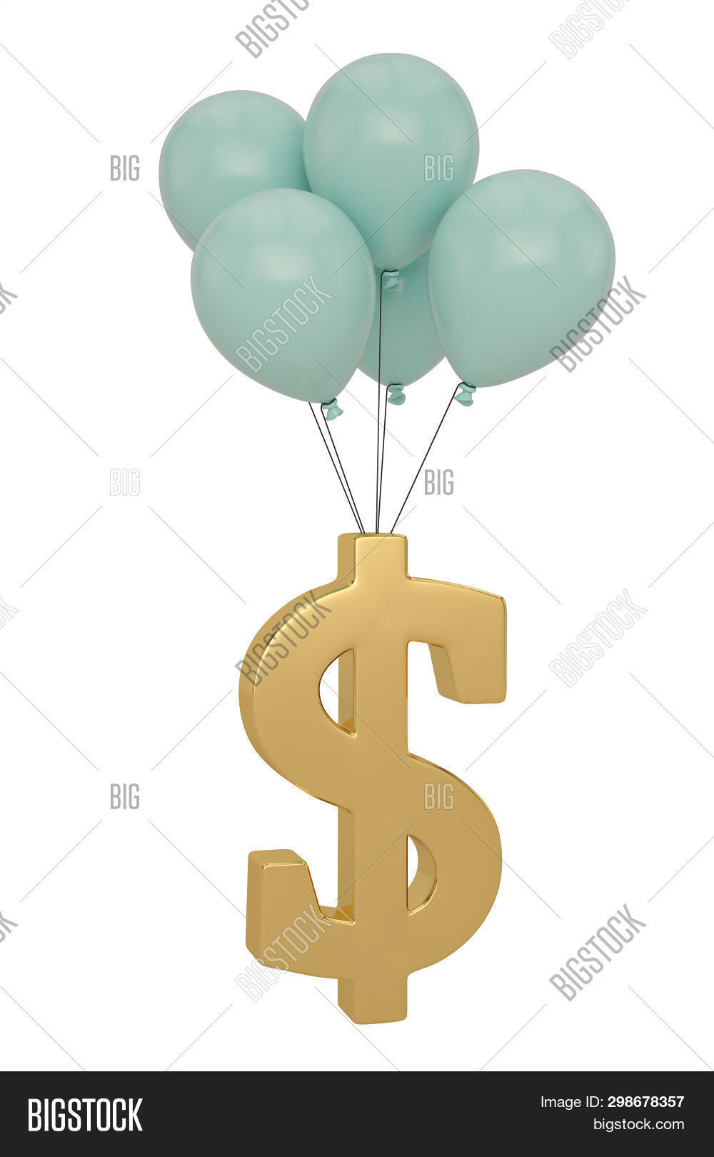 Dollar Sign Balloons Image & Photo (Free Trial) | Bigstock