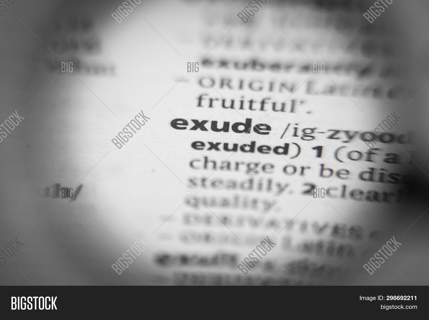 Word Phrase Exude Image & Photo (Free Trial) | Bigstock