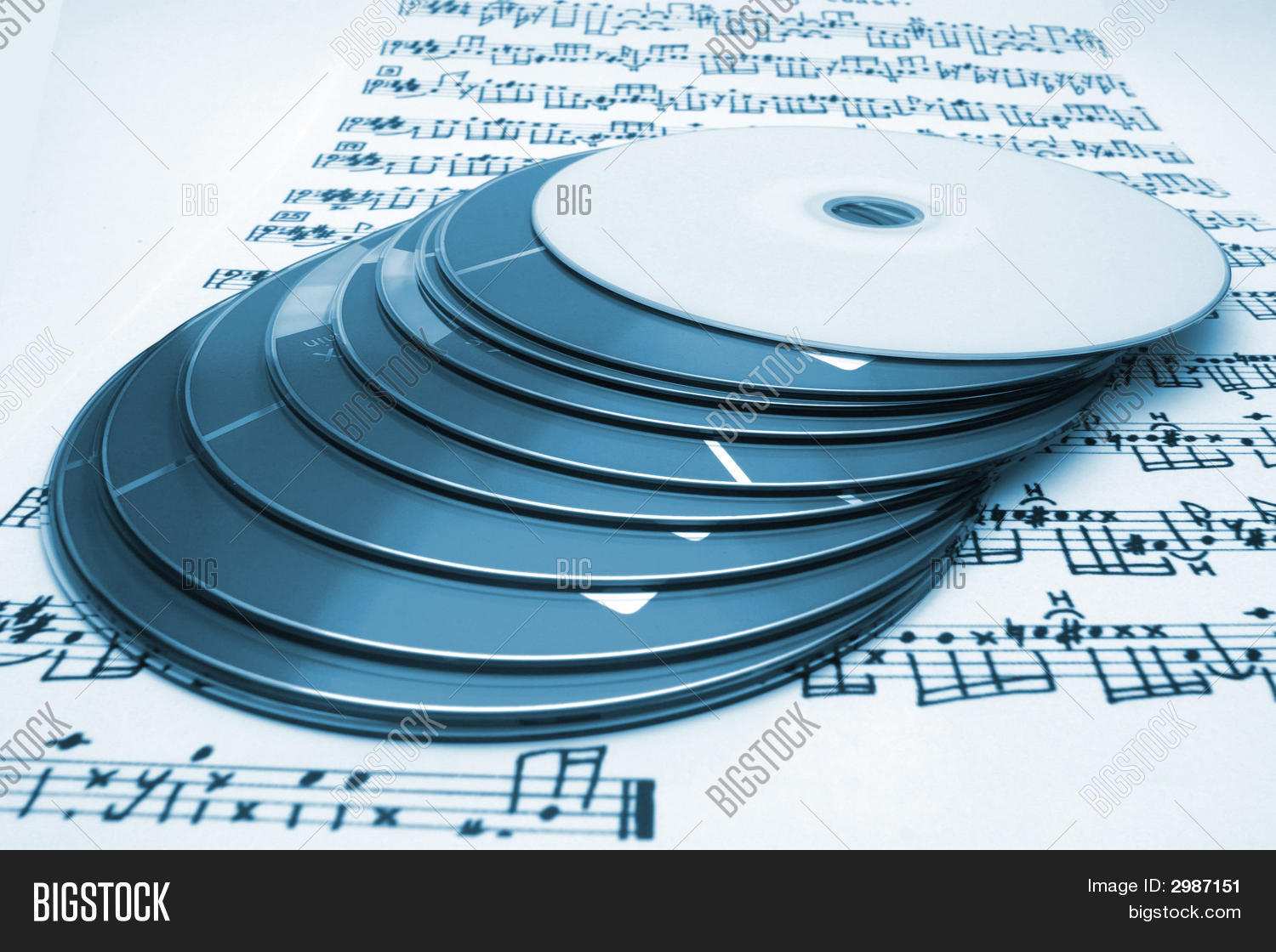 Stack Compact Discs Image & Photo (Free Trial) | Bigstock