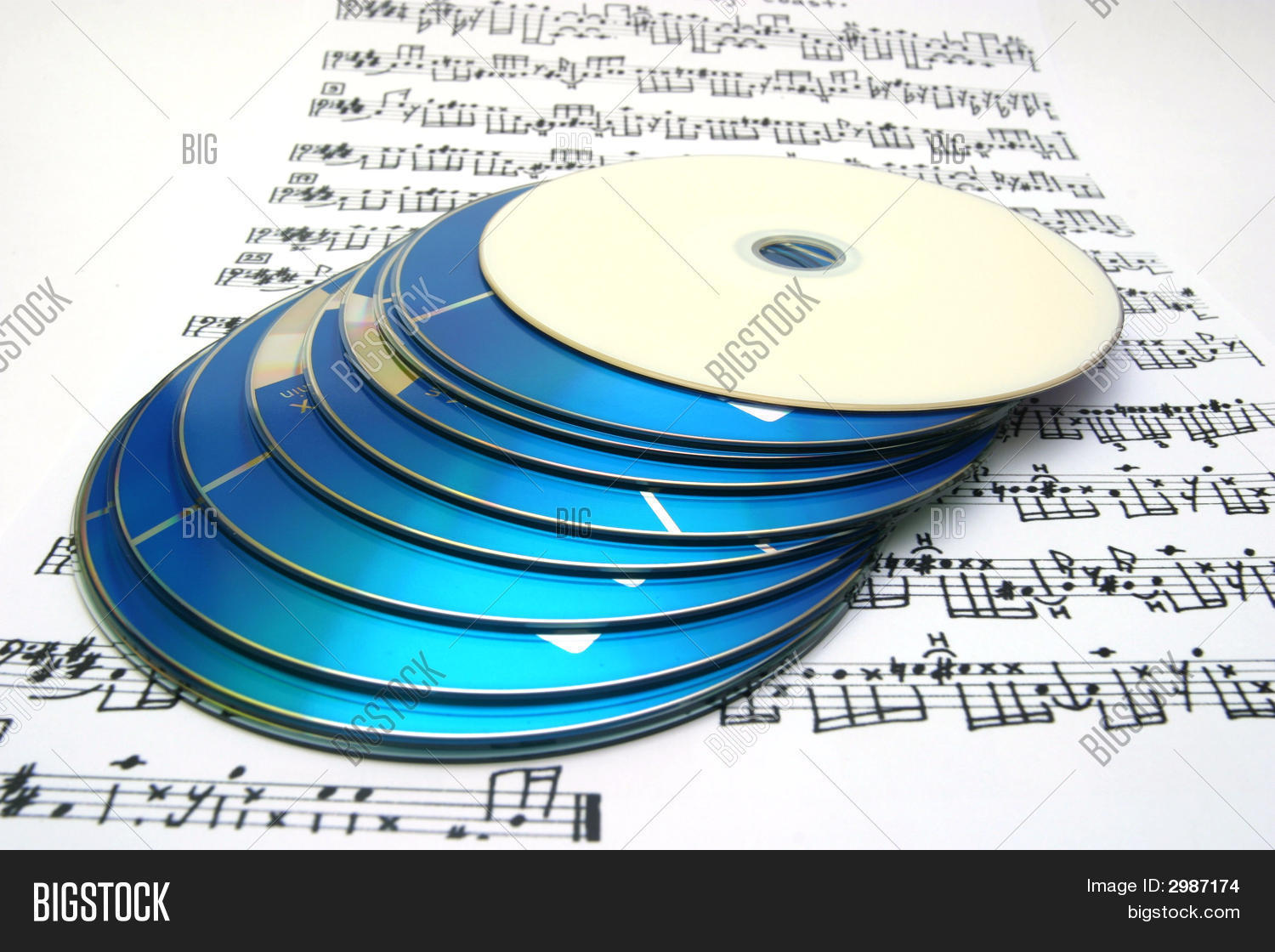 Stack Compact Discs Image & Photo (Free Trial) | Bigstock