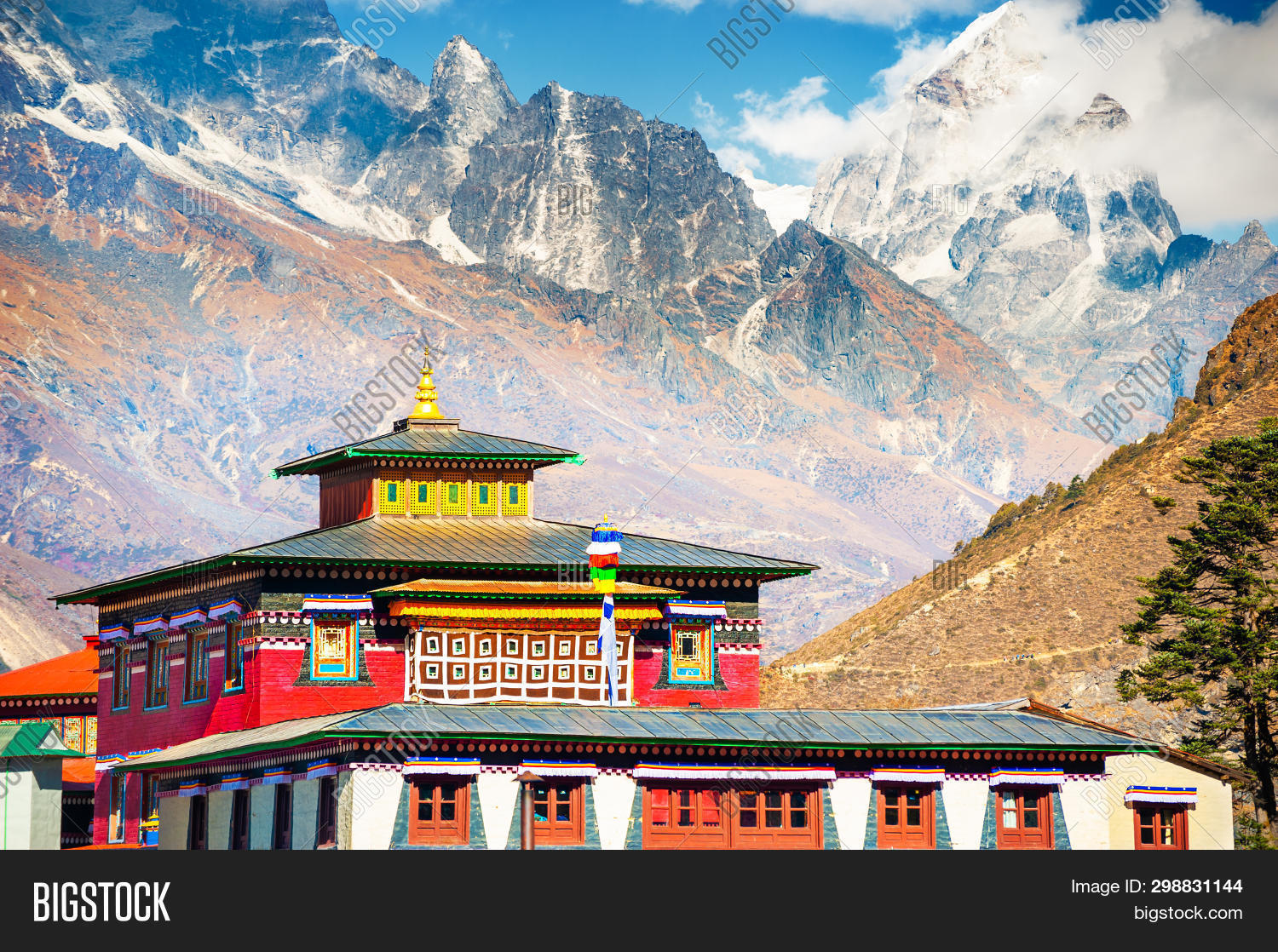Tengboche Monastery Image & Photo (Free Trial) | Bigstock