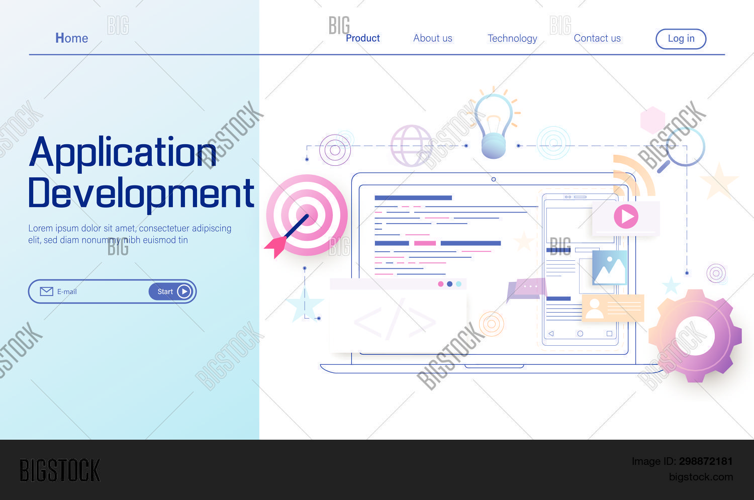 Application Vector & Photo (Free Trial) | Bigstock