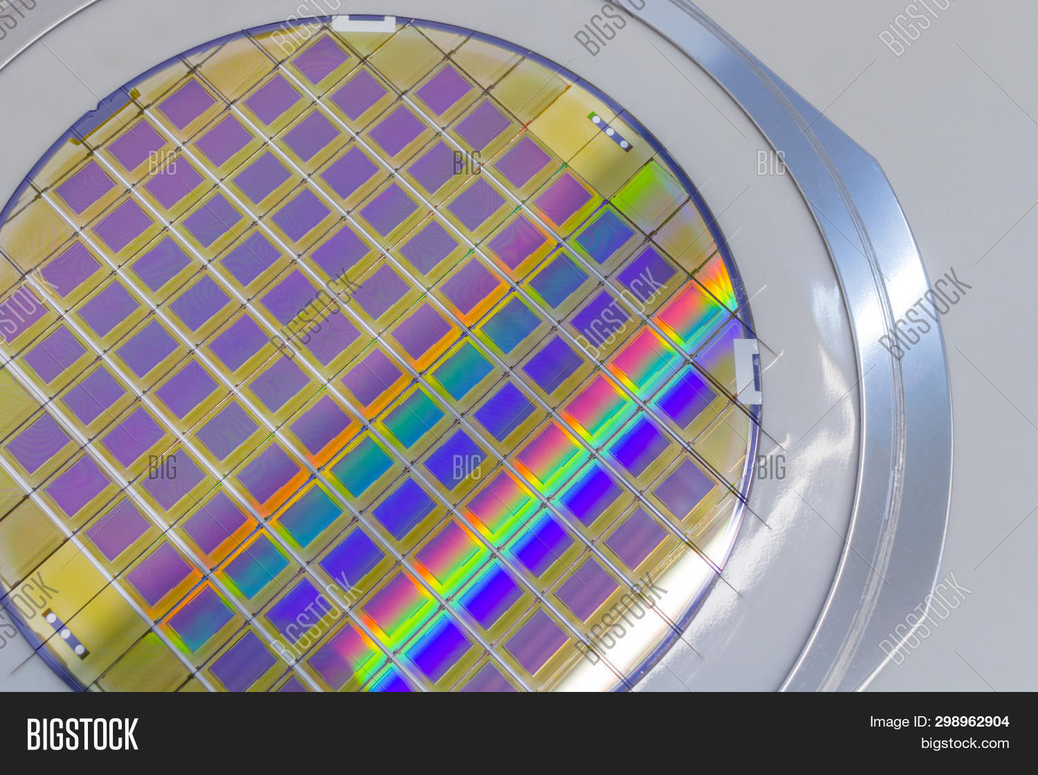 Silicon Wafer Image & Photo (Free Trial) | Bigstock