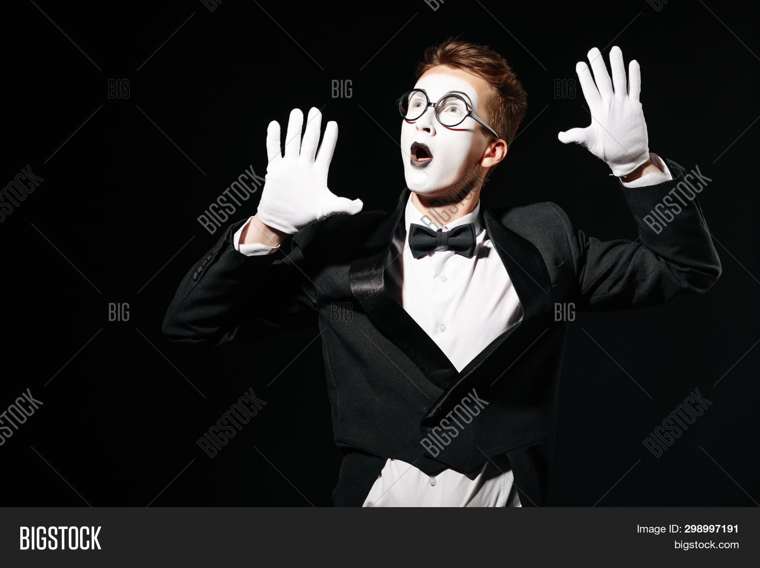 Portrait Mime Man Image & Photo (Free Trial) | Bigstock