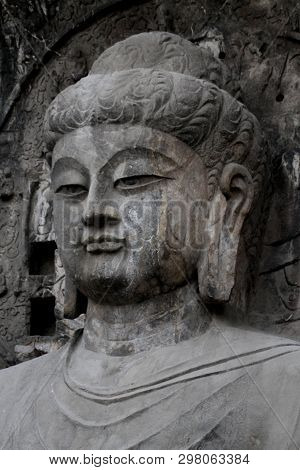 Buddha Face Sculpture Image & Photo (Free Trial) | Bigstock