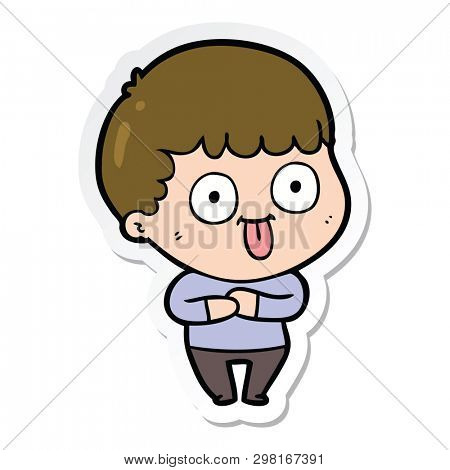 Sticker Cartoon Dumb Image & Photo (Free Trial) | Bigstock