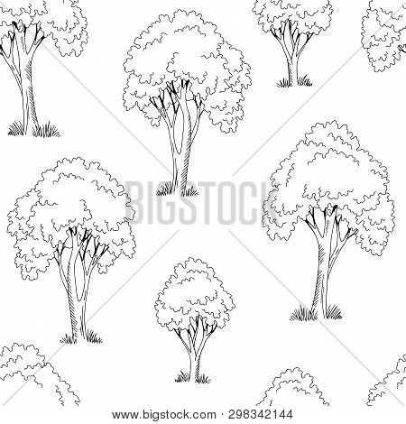 Tree Graphic Black Vector & Photo (Free Trial) | Bigstock