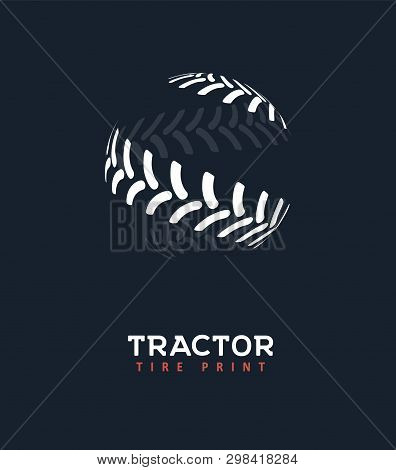Tractor Tire Print Vector & Photo (Free Trial) | Bigstock