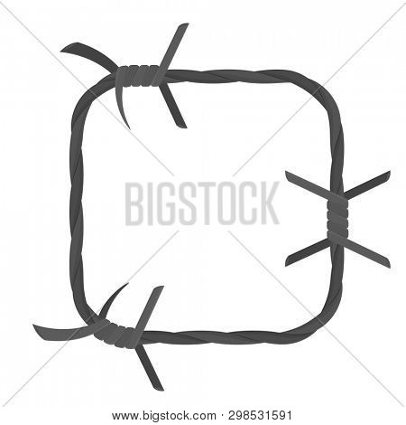 Barbed Wire Square Image & Photo (Free Trial) | Bigstock