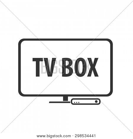 Tv Box Icon. Clipart Image & Photo (Free Trial) | Bigstock