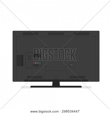 Tv Back Side. Clipart Image & Photo (Free Trial) | Bigstock