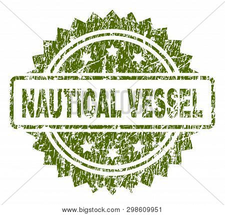 Nautical Vessel Stamp Vector & Photo (Free Trial) | Bigstock