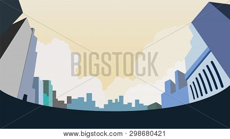 Cityscape On Ground Vector & Photo (Free Trial) | Bigstock
