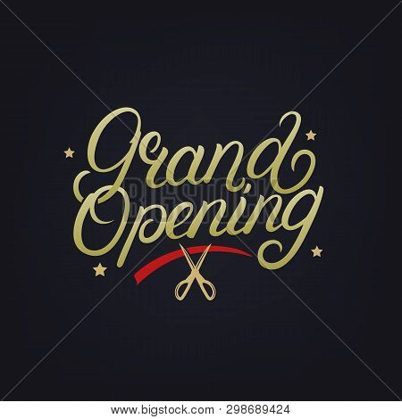 Grand Opening Hand Vector & Photo (Free Trial) | Bigstock