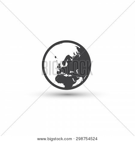 Planet Icon. Earth Vector & Photo (Free Trial) | Bigstock