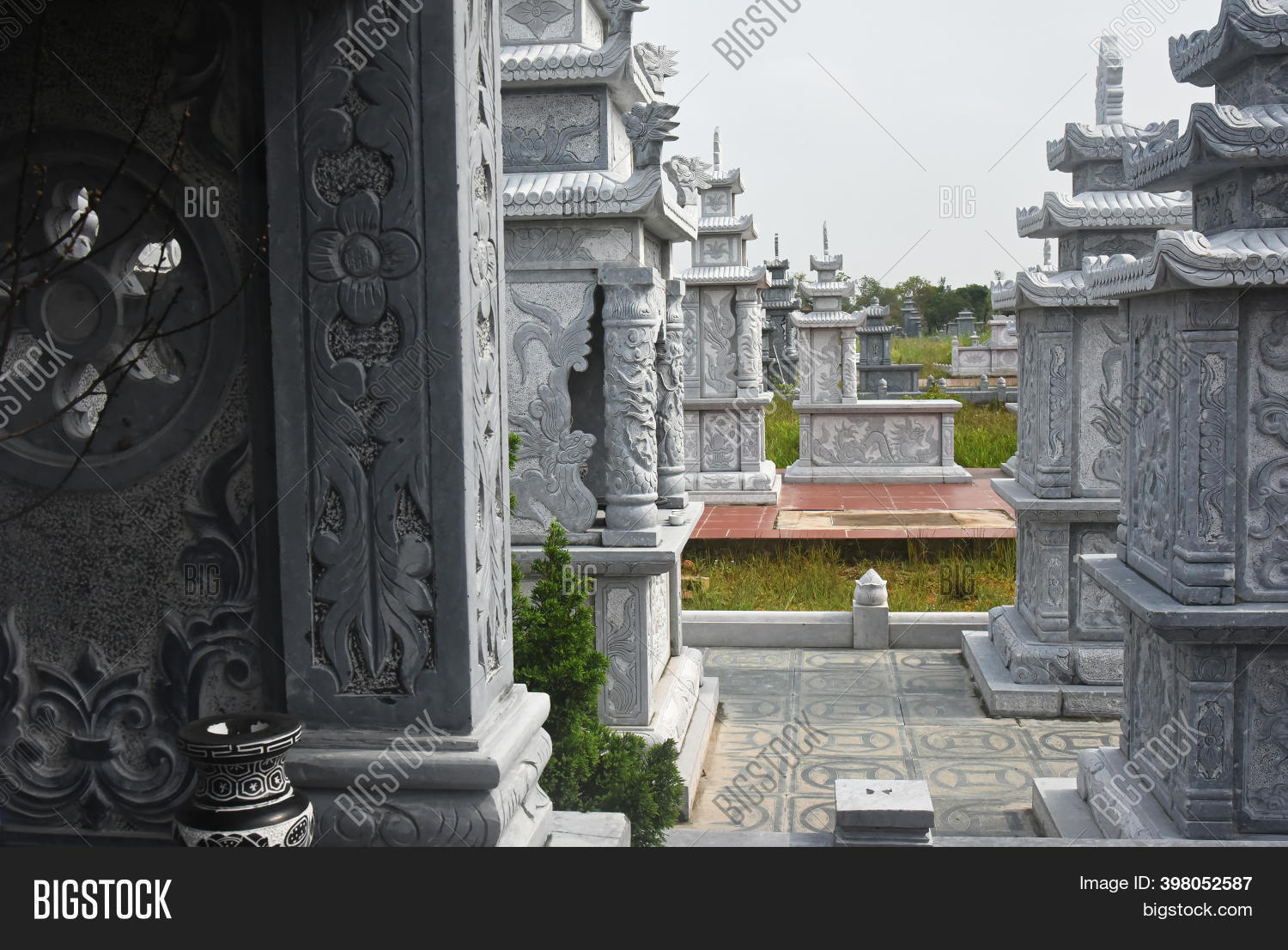 Tombstones Altars Gray Image & Photo (Free Trial) | Bigstock