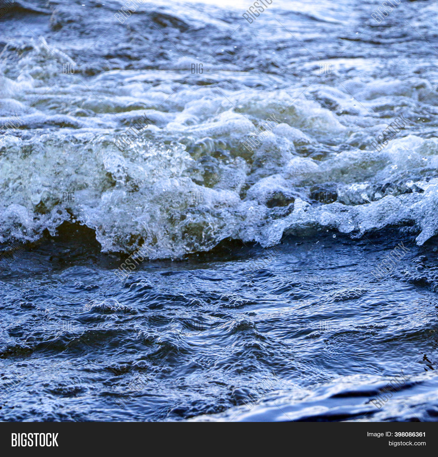 Waves Run Onto Shore Image & Photo (Free Trial) | Bigstock