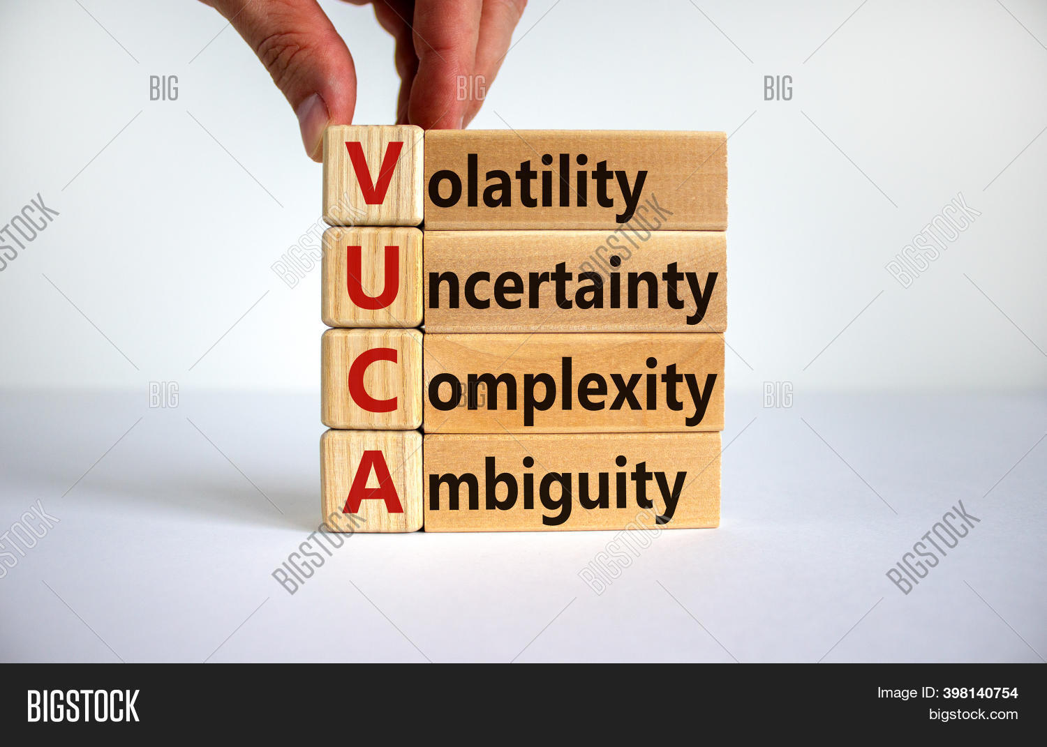 Vuca Symbol. Wooden Image & Photo (Free Trial) | Bigstock