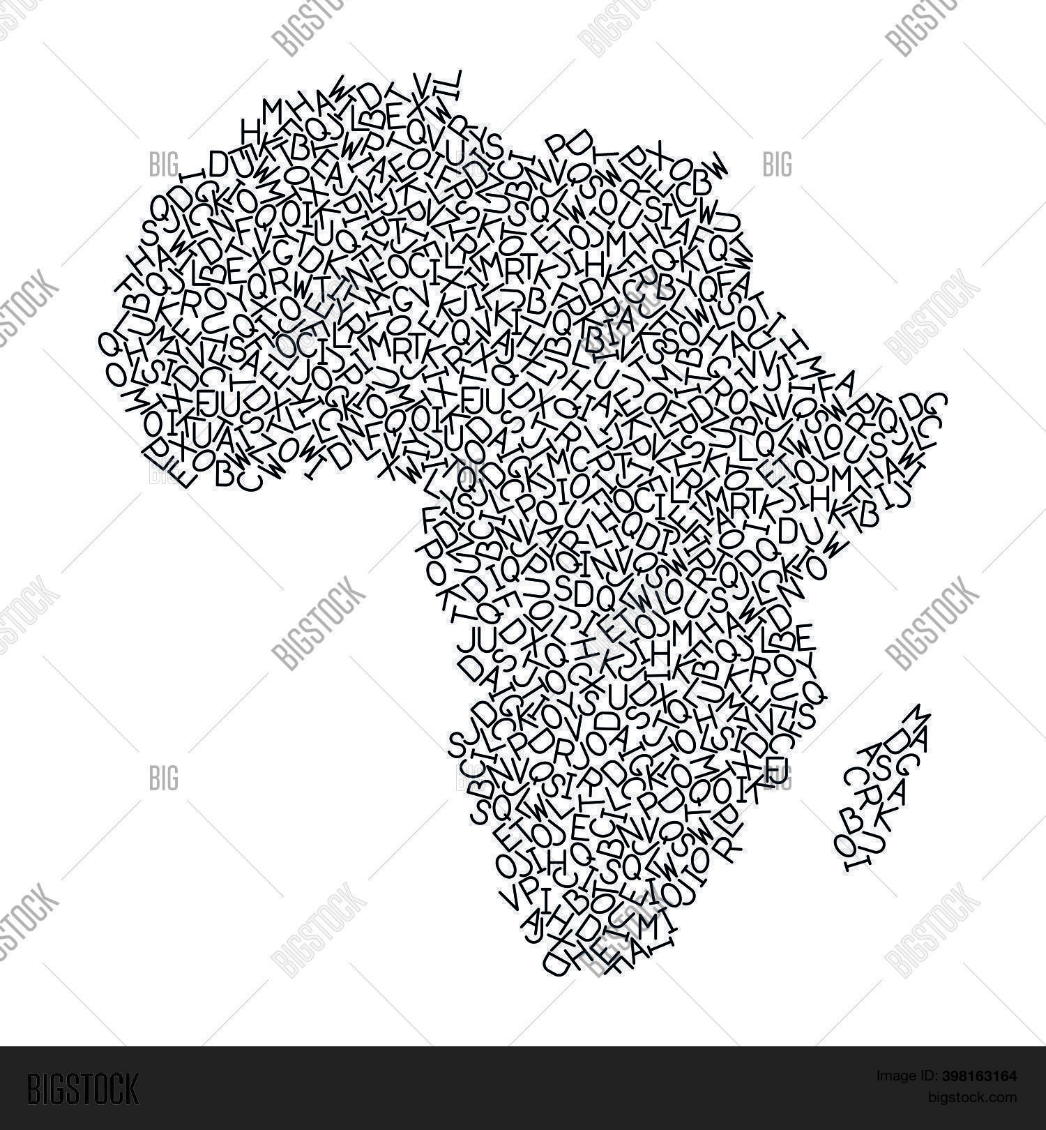 Africa Map Pattern Vector & Photo (Free Trial) | Bigstock