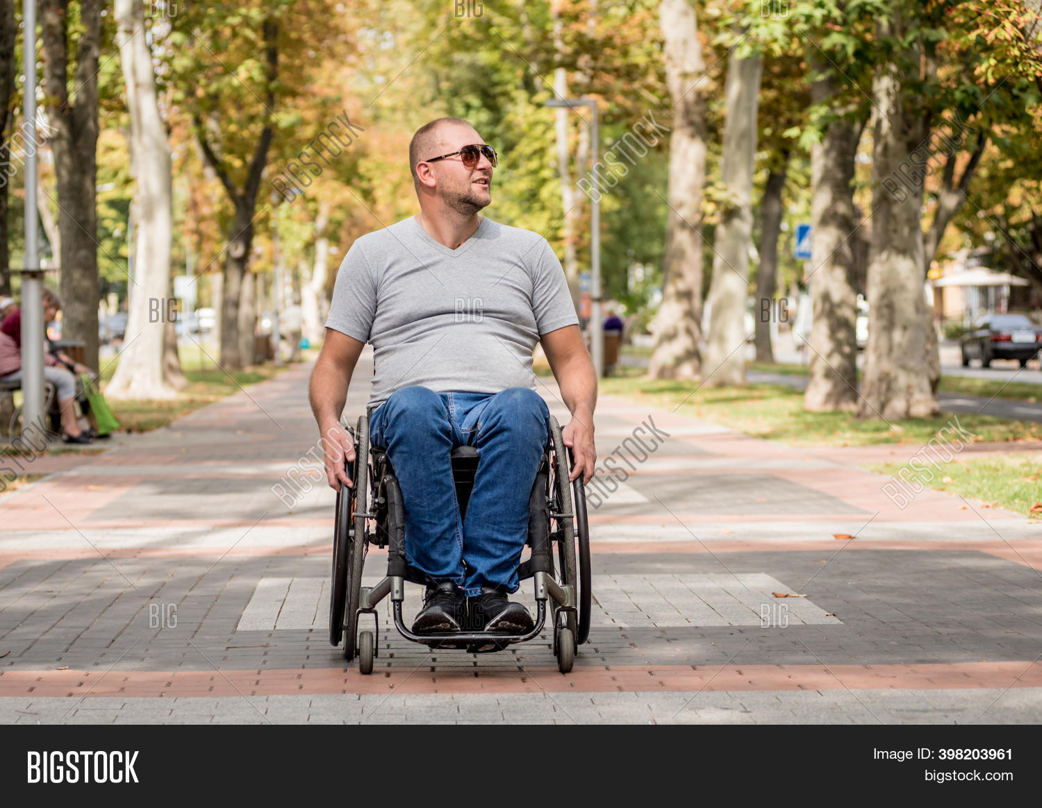 Handicapped Man Image And Photo Free Trial Bigstock