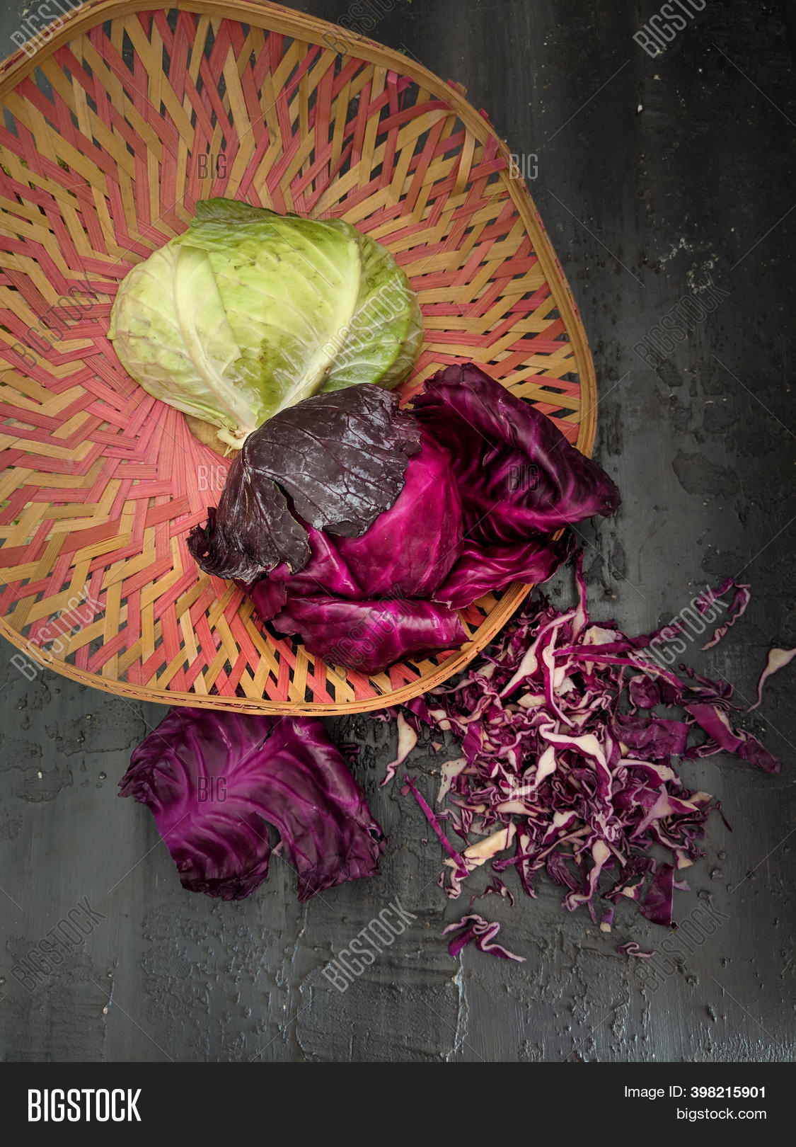 Green Red Cabbage Kept Image & Photo (Free Trial) | Bigstock