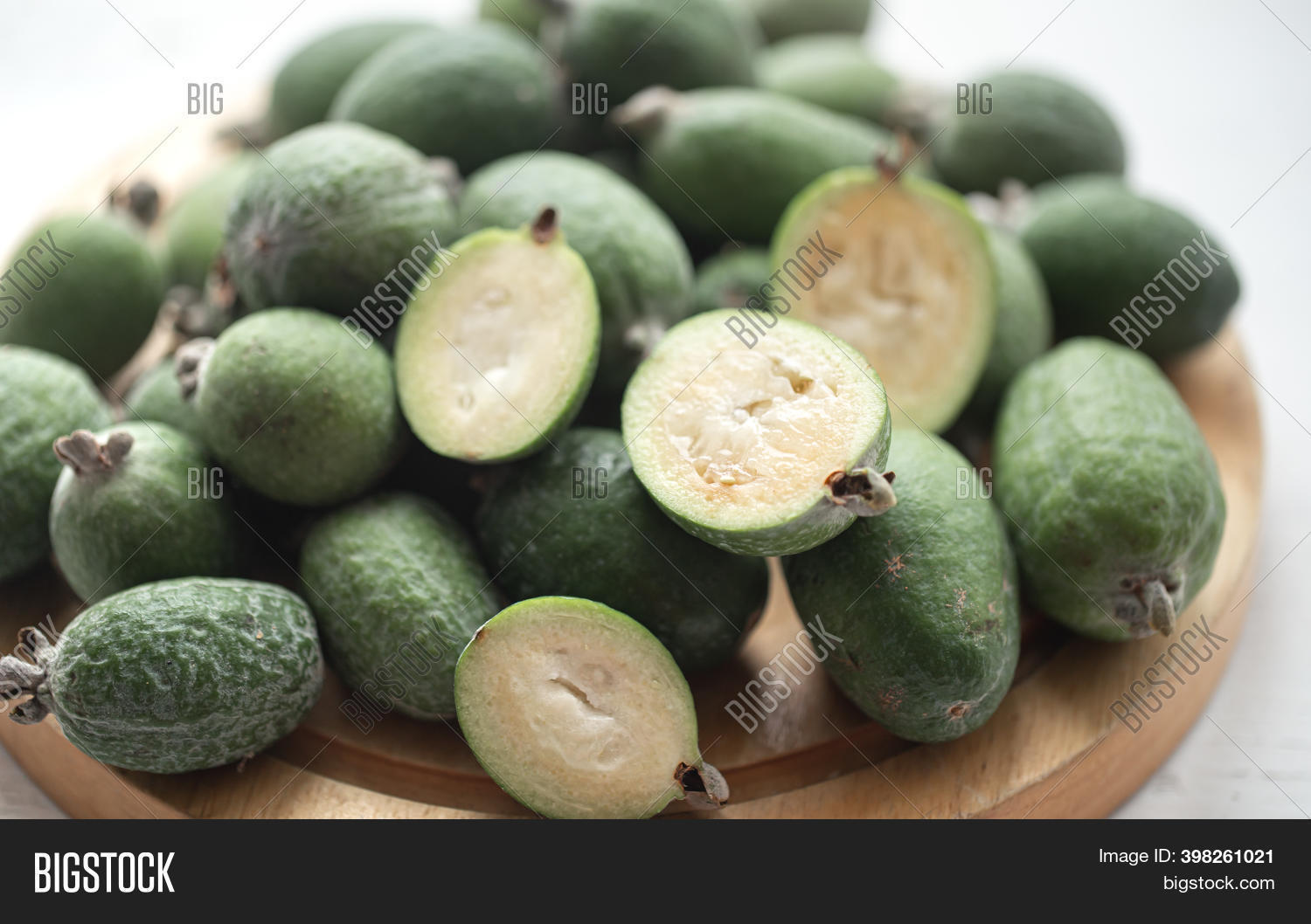 Feijoa Green On Light Image & Photo (Free Trial) | Bigstock