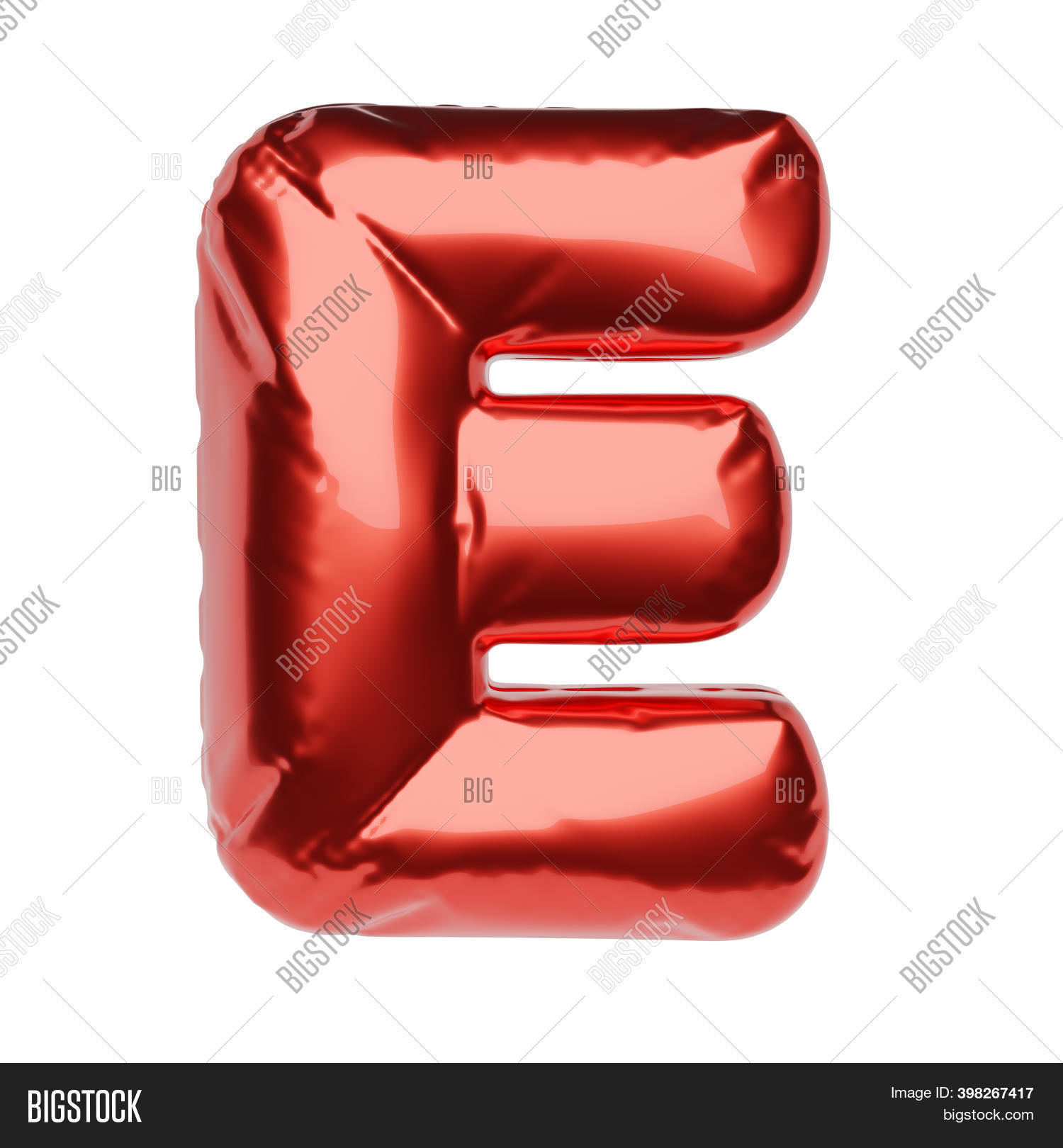 Letter E Made Red Image & Photo (Free Trial) | Bigstock