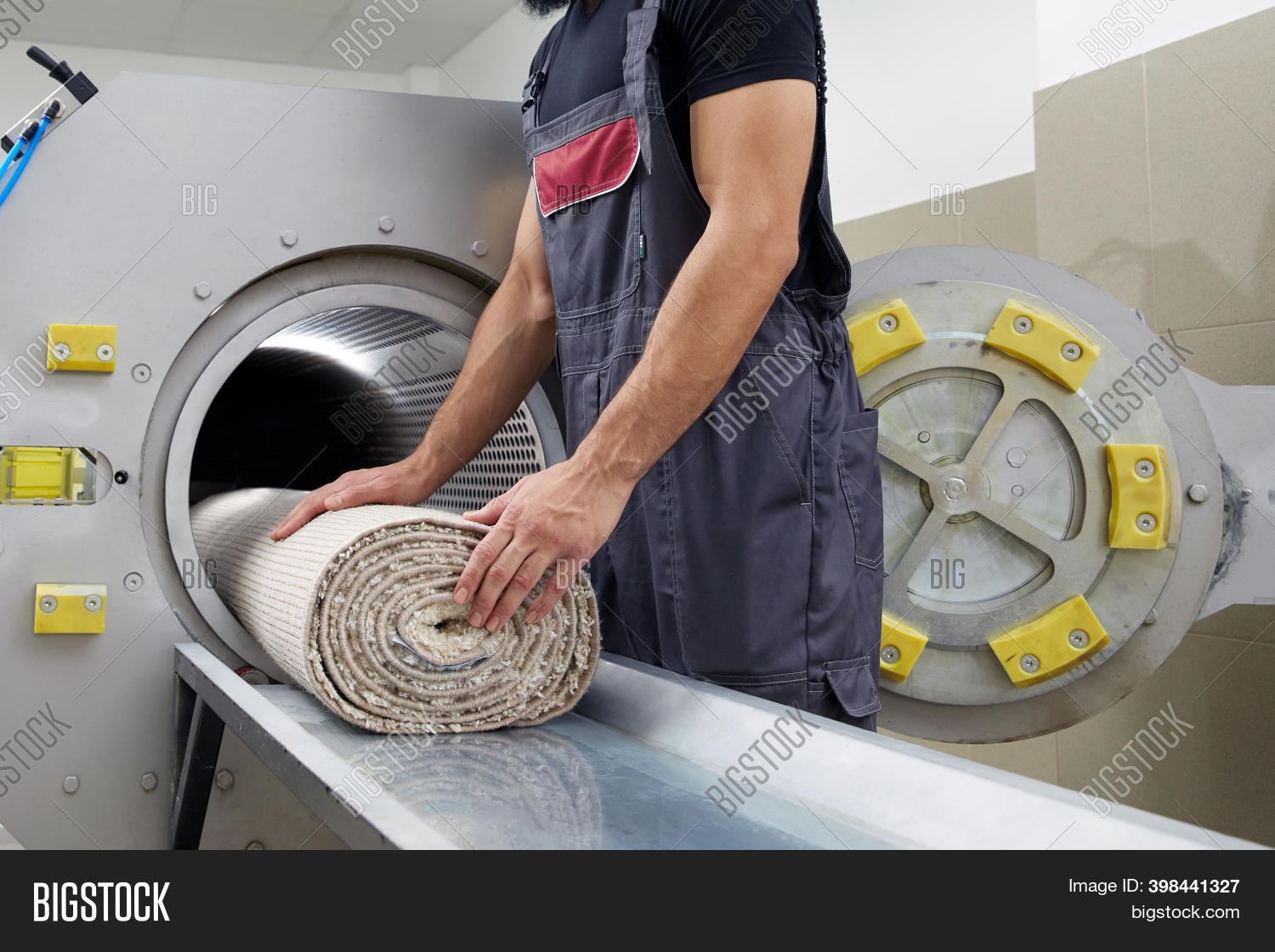 Man Operating Drying Image & Photo (Free Trial) | Bigstock